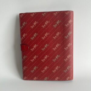 Coach | Office | Coach Horse And Carriage Red Coated Canvas Notebook ...